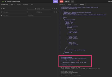 Insomnia Does Not Include Part S Content Type In Curl Command For