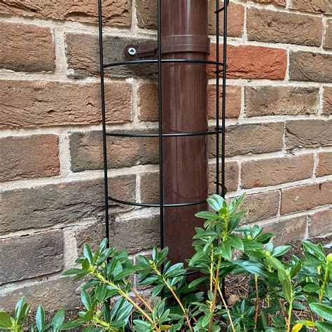 Metal Tube Trellis Semi Circular For Drainpipes Pack Of 2 Garden
