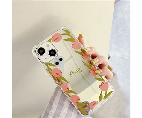 🚀당일출고🚀 튤립 미러 케이스 아이폰 7 8 Se2 Se3 Xr X Xs Max 11 12 13 Mini 14 플러스 프로 맥스 Pro Max 폰케이스 에이블리