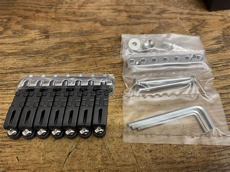 Schaller Guitar Bridge Hannes Chrome 7 String Reverb