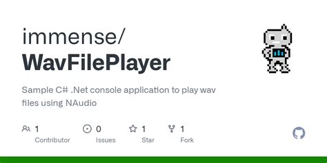Github Immensewavfileplayer Sample C Net Console Application To Play Wav Files Using Naudio