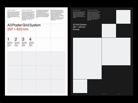 A3 International Typographic Style Poster Grid System Indesign By Stephen Kelman On Dribbble