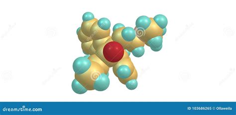 Methadone Molecular Structure Isolated On White Stock Illustration Illustration Of Structure