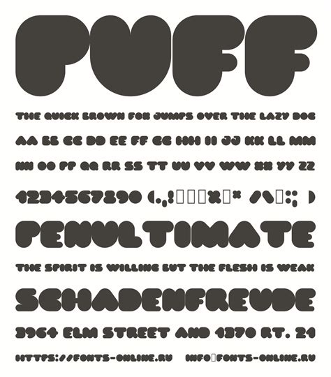 Puff Font