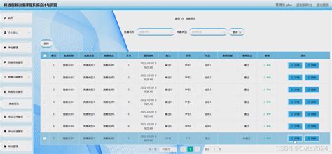 Springboot计算机毕业设计科技创新训练课程系统设计与实现itk24课程项目实践训练系统设计与实现 Csdn博客