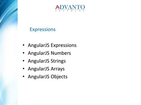 ppt angular js training in pune course content of advanto software