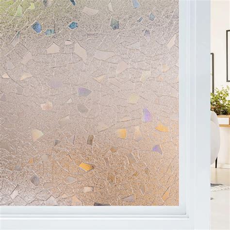 Non Adhesive Static Window Decals 3d Stained Glass Window Decals For
