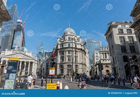 Bank Junction In The City Editorial Photo Image Of Site 255563701