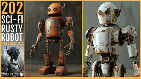 Artstation 202 Sci Fi Rusty Robot References Artworks