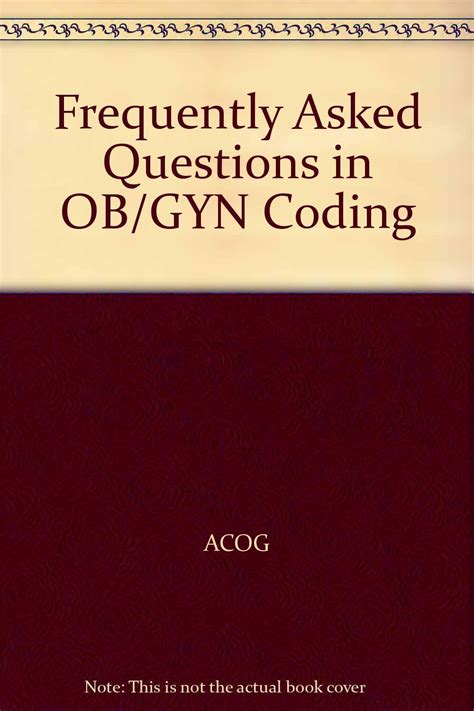 Frequently Asked Questions In OB GYN Coding Books Amazon Ca