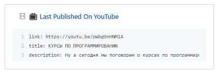 GitHub Extremecodetv Youtube Box Get Last Video From Youtube In A Gist