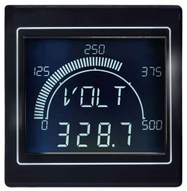 Trumeter APM MAX M High Voltage Advanced Panel Meter With Negative LCD To V AC DC