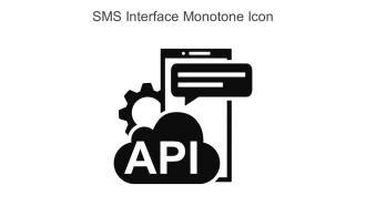 SMS Interface Monotone Icon In Powerpoint Pptx Png And Editable Eps Format PPT Example