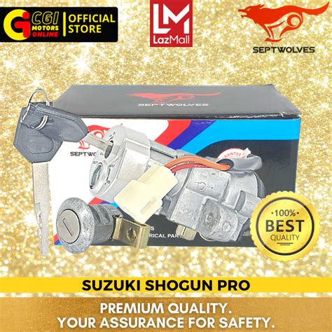 Septwolves Key Set Main Switch And Seat Lock Suzuki Shogun Pro Lazada Ph