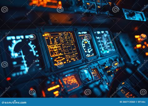 Cockpit Instruments Stock Image 41158801