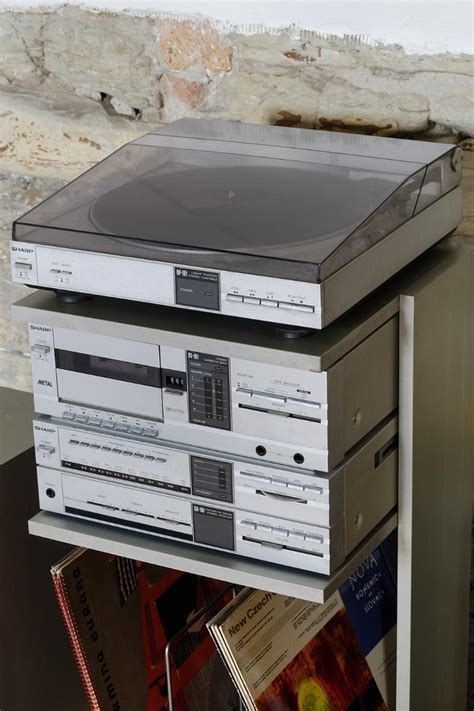 Luxusní RETRO hi fi systém SHARP s gramofonem Aukro