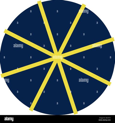 Colorful Pie Chart Set With Divided Sections Circular Infographic