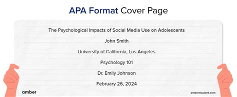 How To Make A Cover Page For An Assignment An Ultimate Guide Amber