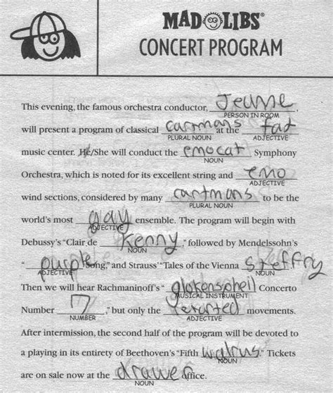 World S Funniest Madlib By Eevee Luv On Deviantart