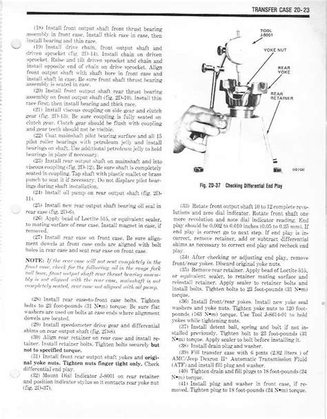 Np 129 Transfer Case Rebuilding Eaglepedia