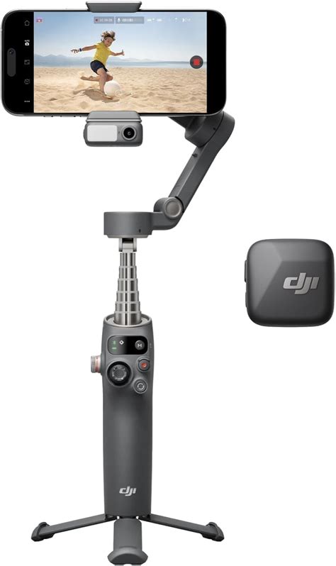 Dji Osmo Mobile 7p Mic Mini Tx Infinity Black Gimbal