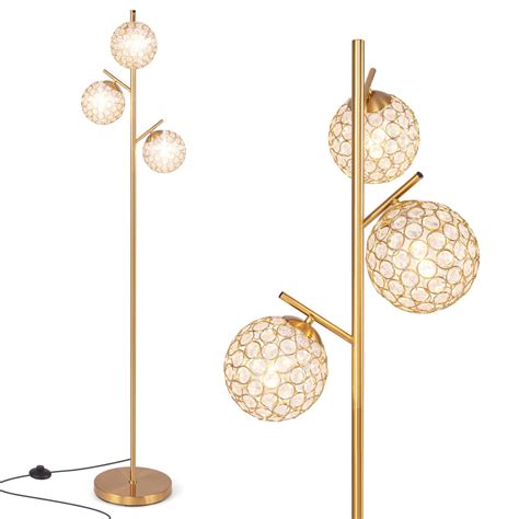 Lighting Globe Floor Lamp Tree Lamp With Metal Pole Base Bulbs