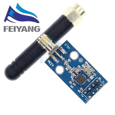 Módulo Sem Fio Cc1101 433mhz Com Módulo Transceptor Sem Fio De Antena Sma Para Arduino Samiore