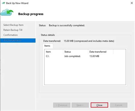 Backup Process