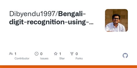 GitHub Dibyendu Bengali Digit Recognition Using Hidden Markov Model