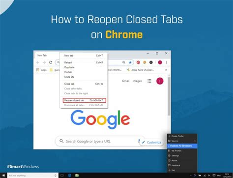 How To Reopen Closed Tabs On Chrome SmartWindows