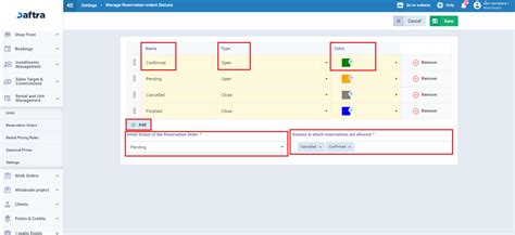 Reservation Order Status For Rental Units Daftra Knowledge Base