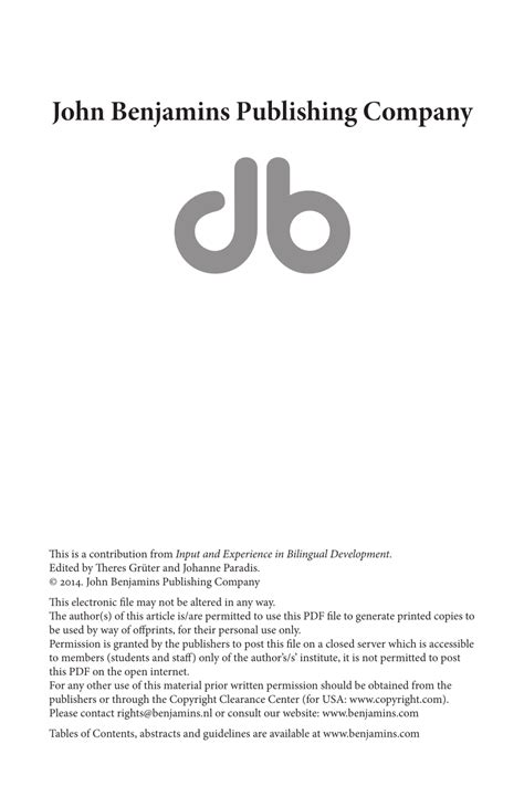 Pdf Language Exposure And Online Processing Efficiency In Bilingual Development