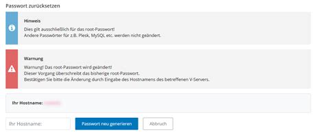 How Do I Reset The Root Password For My Server