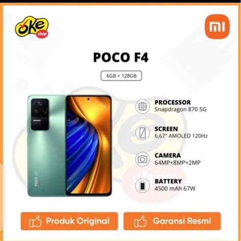 Jual Xiaomi Poco F4 6GB 128GB Shopee Indonesia