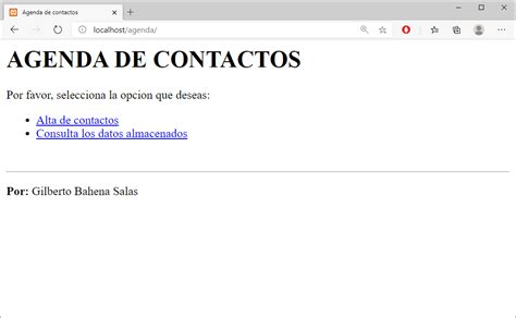 aplicación web que inserta y consulta datos de con php y mysql