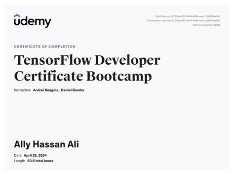 udemy tensorflow ai ally hassan ali