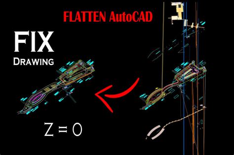 Flatten Autocad Drawings Z Value To 0 By Chamarawaduge94 Fiverr