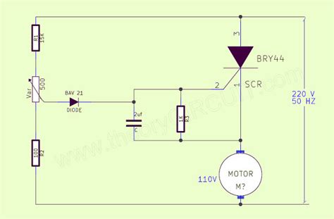 Ac Power Motor Speed Control Circuit TheoryCIRCUIT Do It Yourself Electronics Projects