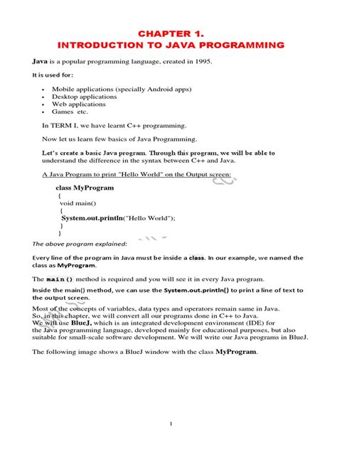 Java Notes Term 2 2022 Download Free Pdf Data Type Java