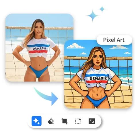 무료 Ai 픽셀 아트 생성기 이미지를 픽셀 아트로 변환하기