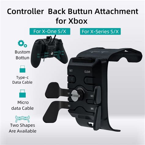 vogek controller back button attachment for xbox one s x series s rear