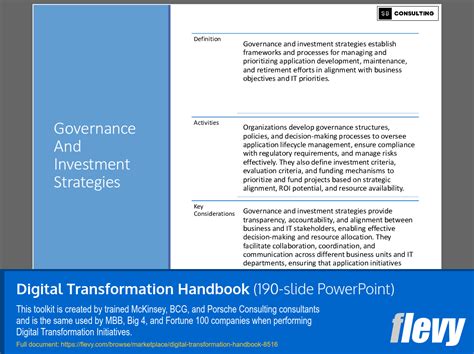 Digital Transformation Handbook Ppt Slide Deck