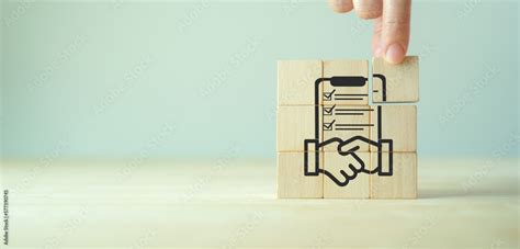 Commitment Concept Taking Action And Moving Forward Together Business Common Golas And Success