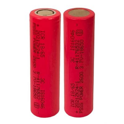 PSSS POWER 3 7V 2600mah 3C 18650 ICR 18 65 Li Ion Rechargeable Cell