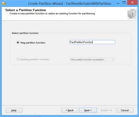 Partitioning Using The Wizard In Sql Server Database Journal