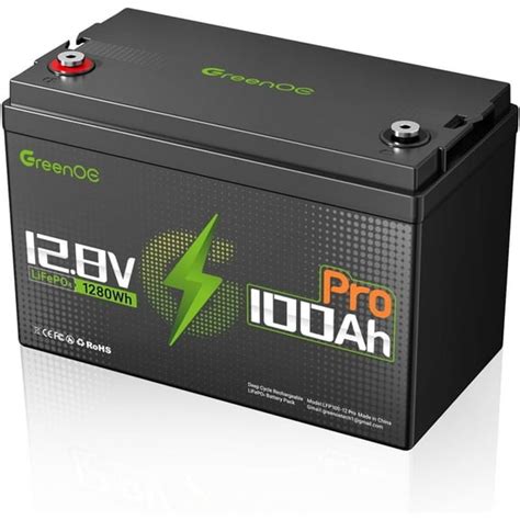 Wattcycle 12v 100ah Lifepo4 Lithium Battery Group 31 Battery W Pro