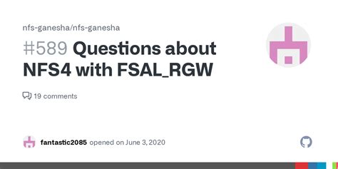questions about nfs4 with fsal rgw · issue 589 · nfs ganesha nfs