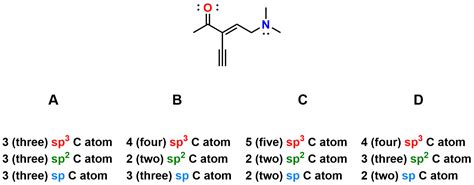 Solved Please Identify The Type Of Hybridization Sp Sp2