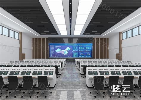 3d模型 现代指挥厅作战室模型 M0003747033 炫云云模型网