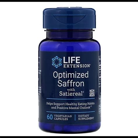 Экстракт шафрана (Optimized Saffron with Satiereal) 60 капсул Life ...